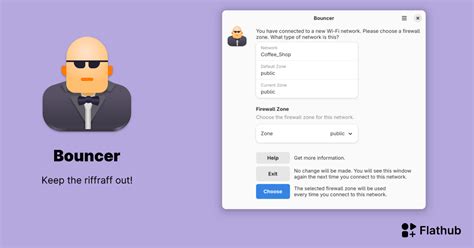 Установить Bouncer на Linux Flathub