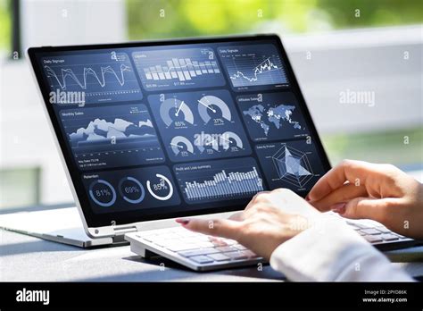 KPI Dashboard Data Analytics Stock Photo Alamy