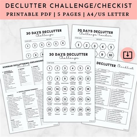 Declutter Planner Etsy