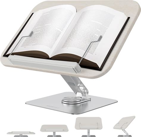 Harryfit Book Stand For Reading 360° Rotate And Multi