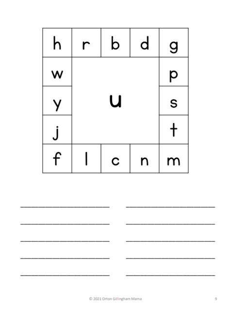 Magic Squares Spelling Activities And Phonics Practice Worksheets