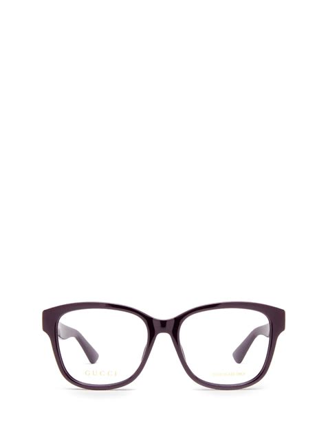 Gucci Gg1340o Burgundy Glasses In Black Lyst