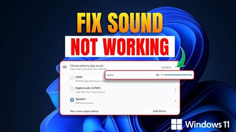 How to Fix Sound Not Working in Windows 11 | Fix No Audio Sound Issues ...