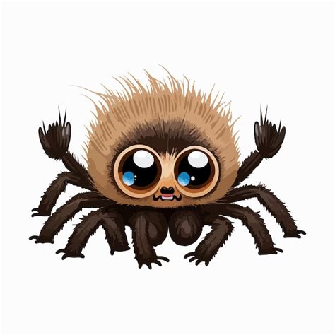 Vector Cute Tarantula Cartoon Style Premium Ai Generated Vector
