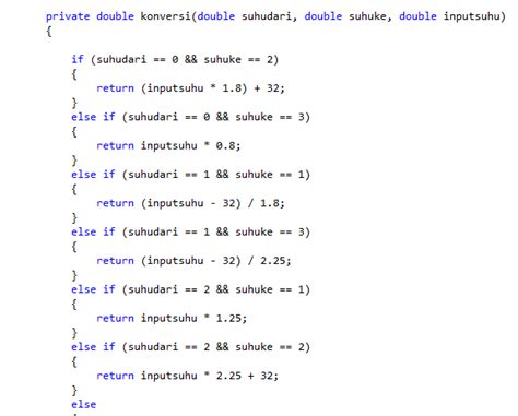 Programer Gaul Membuat Aplikasi Konversi Suhu Dengan C Di Visual Studio