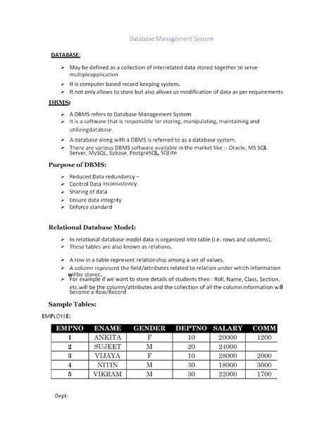 Grade 12 Sql Notes 1 Computer Science Studocu Grade 12 Sql Notes 1 Computer Science Studocu