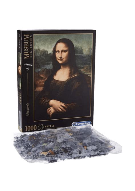 Palapeli 1000 Palaa Museum Mona Lisa Clementoni Muovi Ja Lelu
