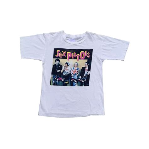 Band Tees × Rock Band × Vintage Vintage 90s Sex Pistols Live At The