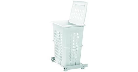Rev A Shelf HPRV 1925 S Value Line 18 3 4 W Polymer Pull Out Laundry Basket Clothes Hamper With