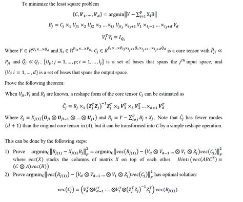 Solved To Minimize The Least Square Problem Chegg