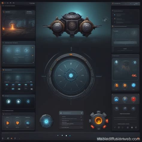 Game Engine And Interface Design Stable Diffusion Online