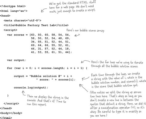 4 Arrays Head First JavaScript Programming Book