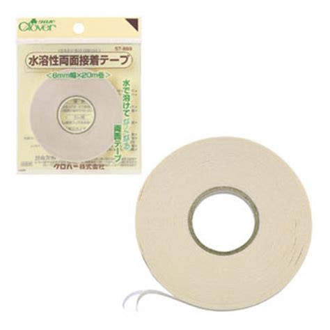 【楽天市場】両面テープ クロバー 水溶性両面接着テープ 6mm幅×20m巻 57 899：旗の村松・手芸の村松
