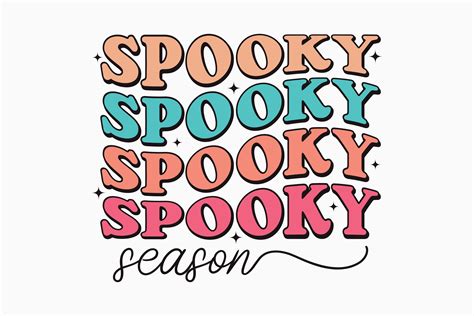 Halloween Spooky Season Retro Svg Graphic By Svg Box · Creative Fabrica