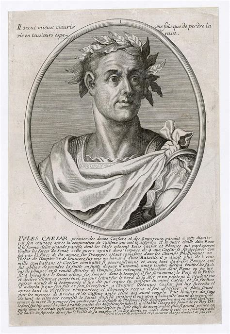 Gaius Julius Caesar Roman Emperor Drawing By Mary Evans Picture Library Fine Art America