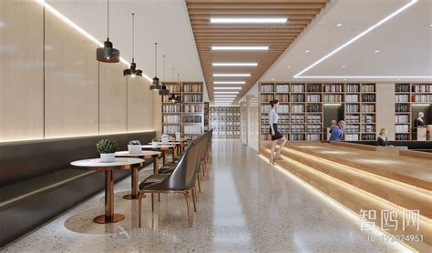 Modern Library Sketchup Model Download Model ID 192024951 1miba