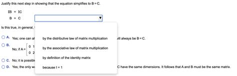 Solved Suppose Abac Where B And C Are N×p Matrices And A