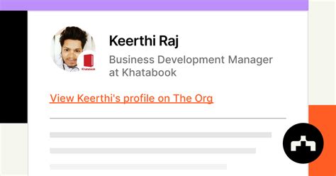keerthi raj business development manager at khatabook the org