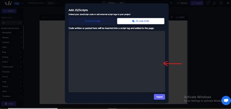 Importing JS Script Into Windframe
