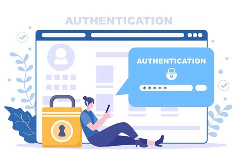 Authentication Security Flat Illustration 2725384 Vector Art At Vecteezy