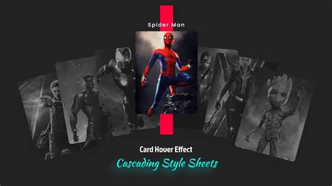 How To Make Card Hover Effects Using By Html And Css Dev Tech Youtube