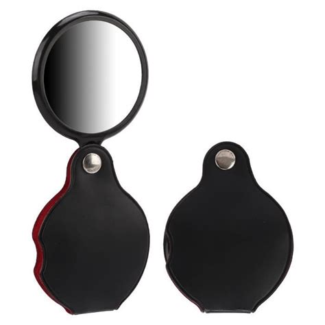 Loupe de Poche Lentille HD 6X DUOKON Poignée Pliante Effet