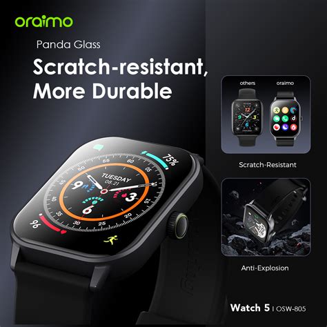 Oraimo Watch Hd Panda Glass Atm Water Dust Resistance Smart Watch