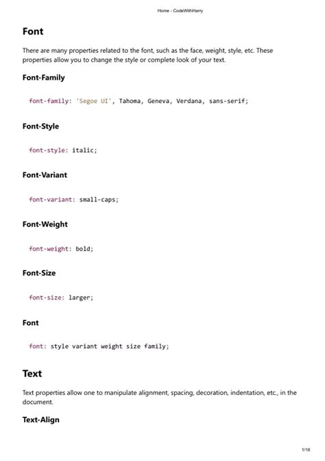 Summary This Is Css Cheat Sheet Web Development Stuvia Us