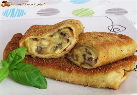 Kto ugości moich gości Krokiety z pieczarkami i serem żółtym