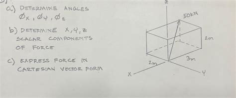 solved a determine angles ϕx ϕy ϕ2 b determine x y z