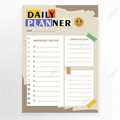 待辦事項卡通範本貼紙計畫表模版 向量模板下載，設計範本素材在線下載