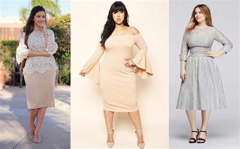 ชุดสําหรับคนอวบไปงานแต่งงาน สวย เริ่ด เก๋ๆ โดดเด่น ดูดี Bridesmaid