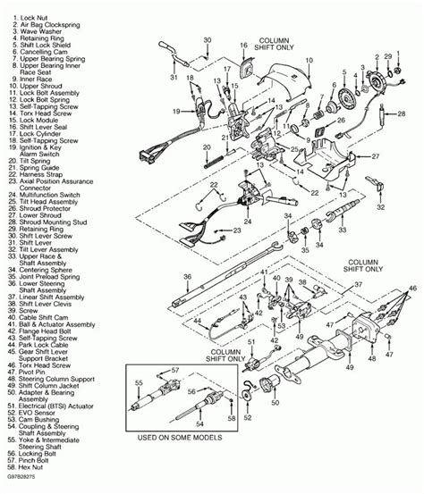 12 89 Chevy Truck Steering Column Diagram