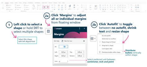 Easily Change Text Field Margins And Autofit Next Generation Tools