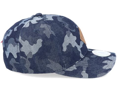 Off Street Baseball Cap Blue Camo Adjustable Upfront Caps