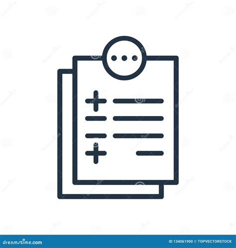 Task List Icon Vector Isolated On White Background Task List Sign Stock Vector Illustration