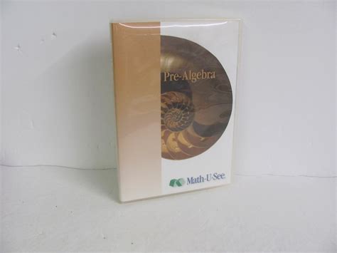 Pre Algebra Math U See Dvd Pre Owned Demme 8th Grade Mathematics