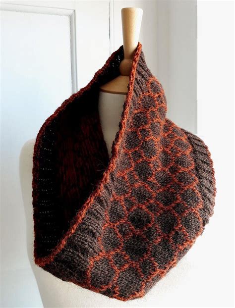 Octagon Hat And Cowl Knitting Pattern By Anni Howard Cowl Knitting