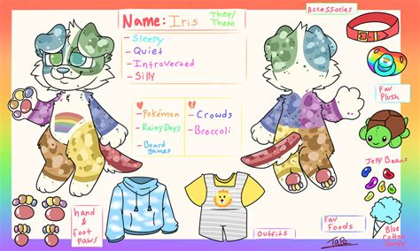 Iris Reference Sheet [commission] By Shiftytapey On Deviantart