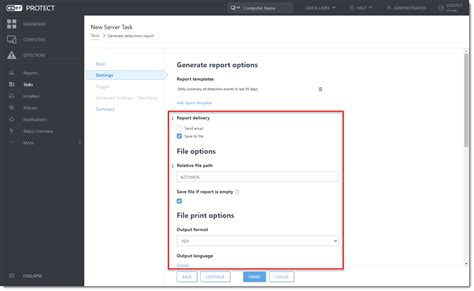 KB7817 Generate A Report In ESET PROTECT Or ESET PROTECT On Prem