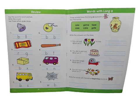 School Zone K 1 Workbooks Ages 5 To 7 Kindergarten Handwriting