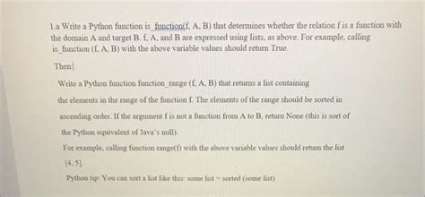 Solved Write All Of Your Python Code For This Assignment In Chegg