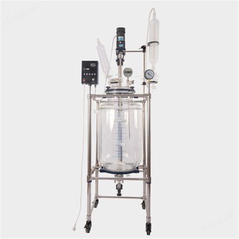 陶瓷密封的双层玻璃反应釜 仪表网