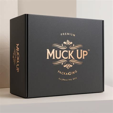 Premium Aesthetic Packaging Box Premium Ai Generated Image