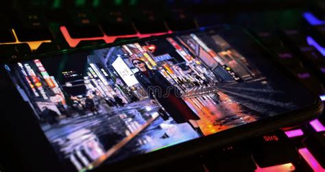 Closeup Of Smartphone Screen With Logo Lettering Of Google Ai Chatbot Gemini Introduction On