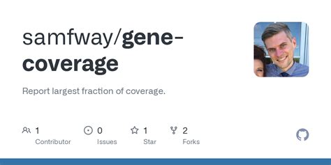 GitHub Samfway Gene Coverage Report Largest Fraction Of Coverage