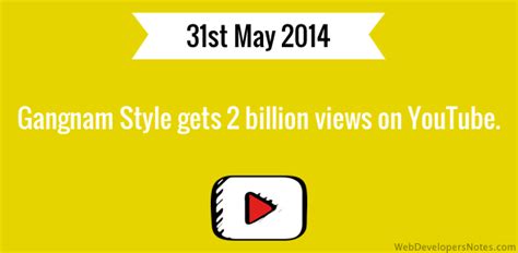 Gangnam Style Gets 2 Billion Views On Youtube