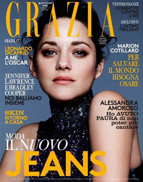 Marion Cotillard In Grazia Magazine Italy January 2016 Issue Hawtcelebs