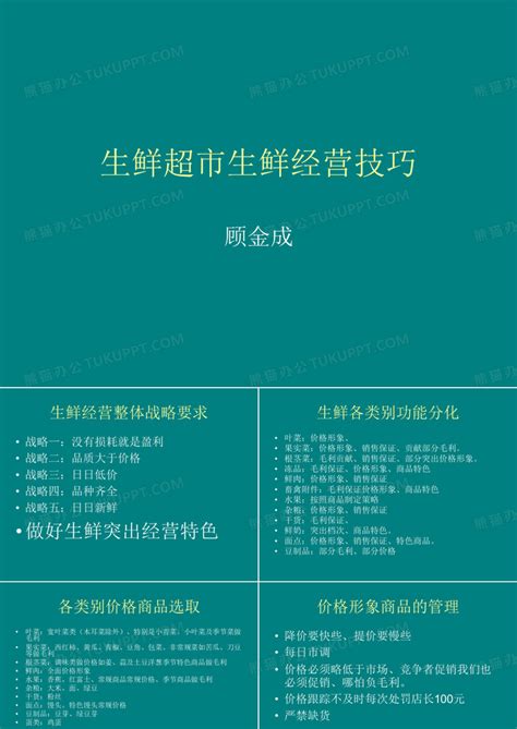 超市生鲜经营ppt模板下载编号lrpazkxa熊猫办公